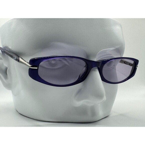 Accessories | Vintage Y2k Eyeglasses Nos Narrow Style Purple Plastic ...